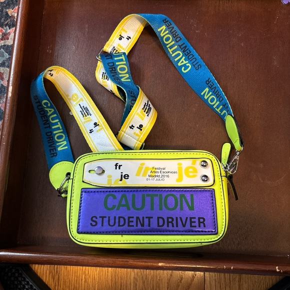 Bags | Caution Student Driver Crossbody Bag | Poshmark